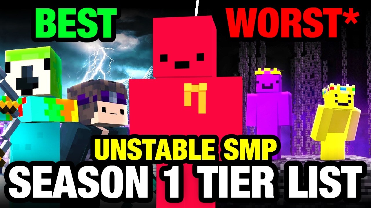 Unstable SMP Season 1 Tier List - YouTube