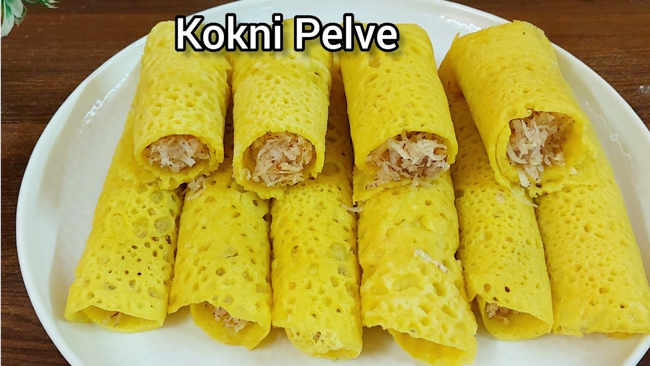 Kokni Famous Pelve Recipe | Rice Flour Crepes | Chawal Ke Aate Ke Pelve ...