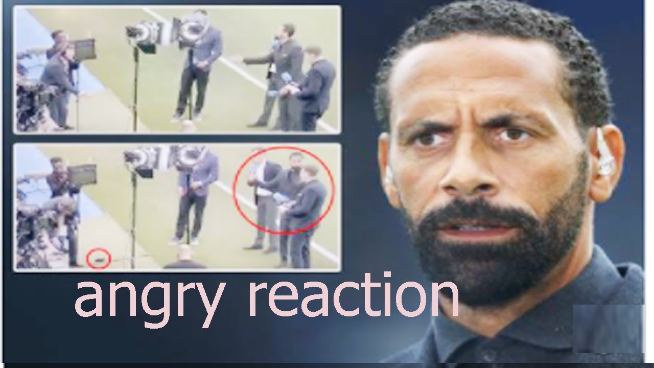 Rio Ferdinand's angry reaction to BT colleague caught on camera after ...