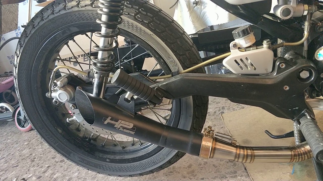 HANWAY RAW 125 SR SPORT (exhaust) vol.2 - YouTube