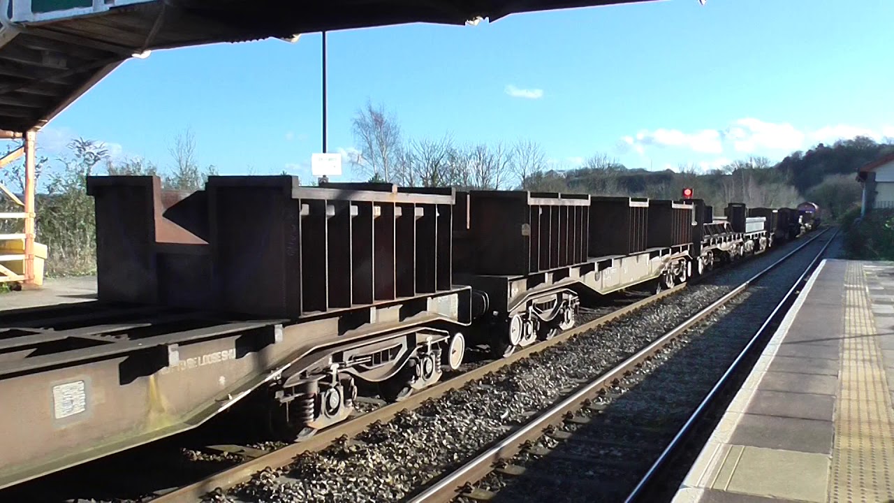 DB Cargo UK Class 66 no: 66115 @ Chepstow {6V92} 27/02/2020. - YouTube