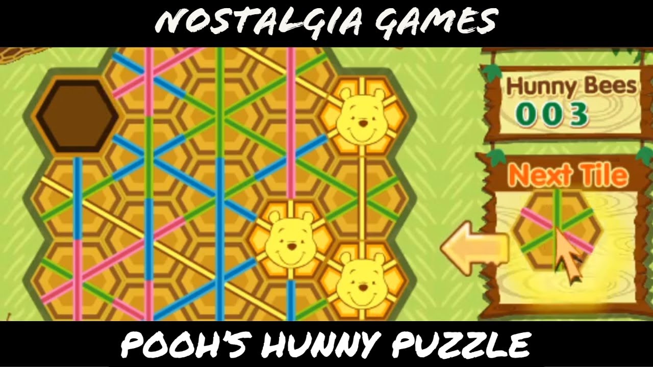 Nostalgia Games | Winnie the Pooh: Pooh's Hunny Puzzle - YouTube