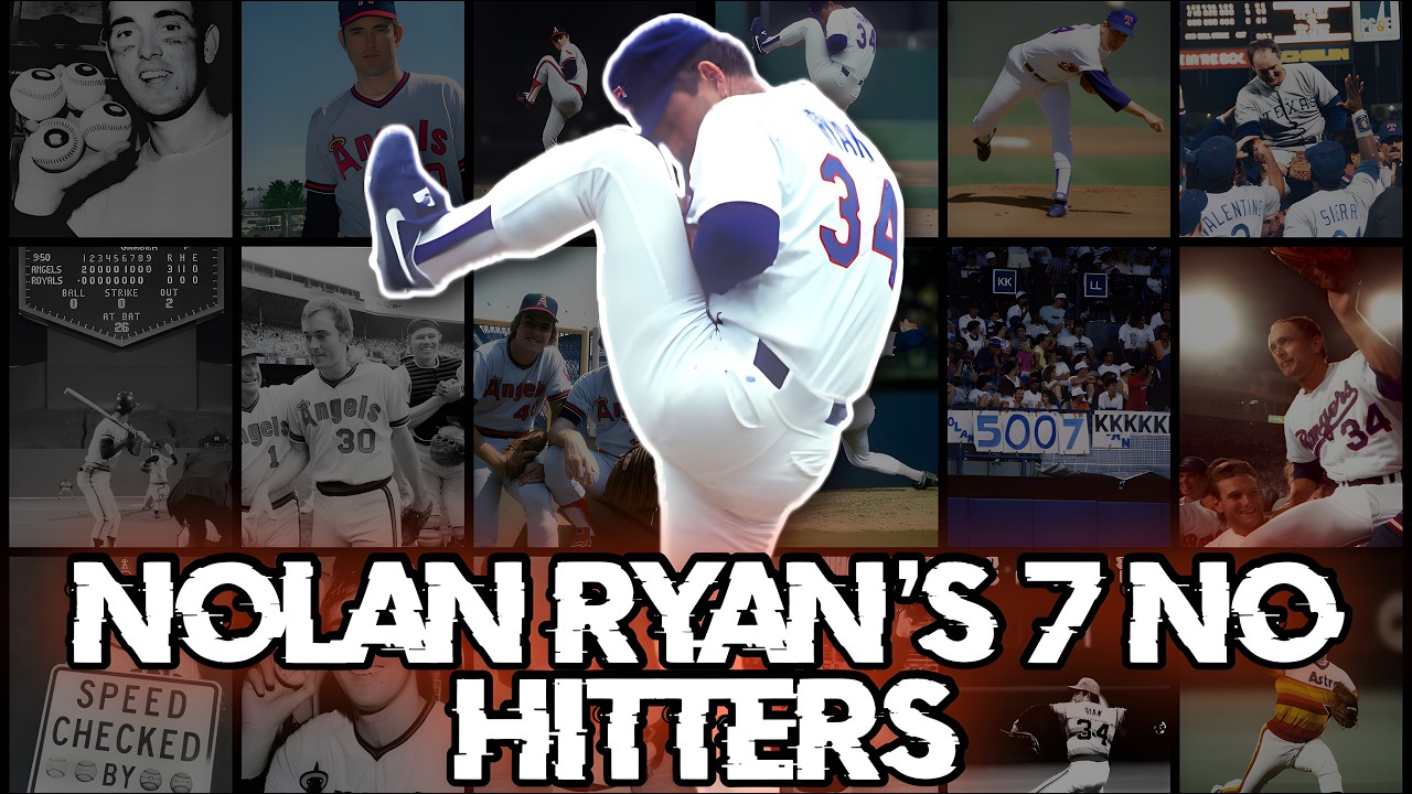 Looking At Nolan Ryan's 7 No Hitters - YouTube