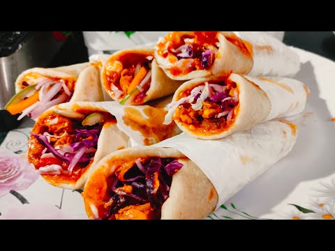 Ramzan Special Shawarma/बाजार जैसा चिकन शवर्मा घर पे बनाए/how to make ...