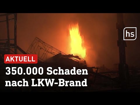 LKW-Brand in Homberg (Efze) | hessenschau