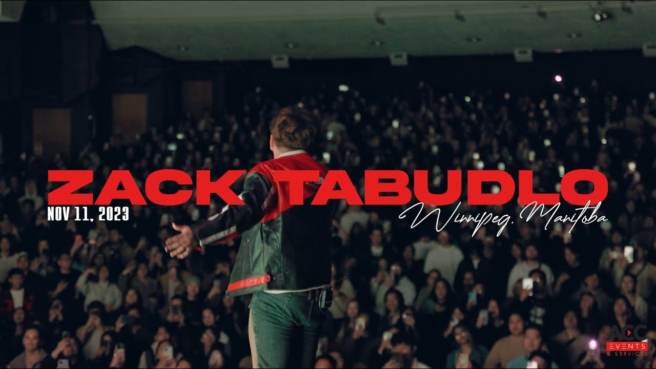 Zack Tabudlo . Live in Canada 2023 Concert - YouTube