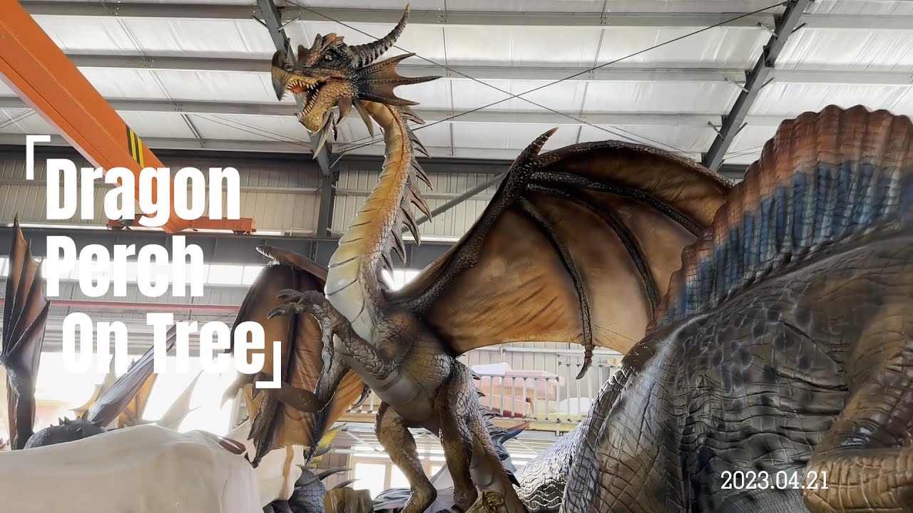 DRA042-Dragon Perch animatronic attraction - YouTube