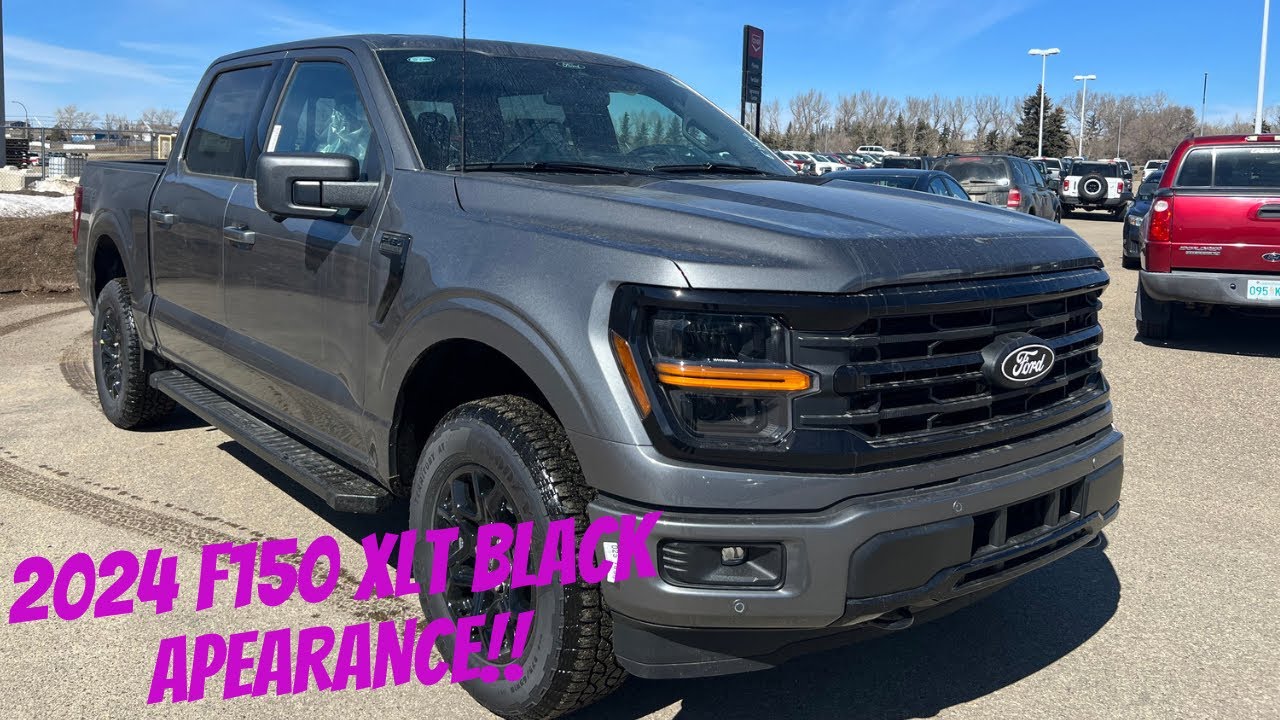 2024 XLT Black Apearance Package F150 - Carbonized Grey - YouTube