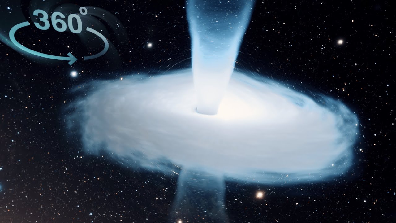 Falling into a White Hole! - 360° VR Simulation - YouTube