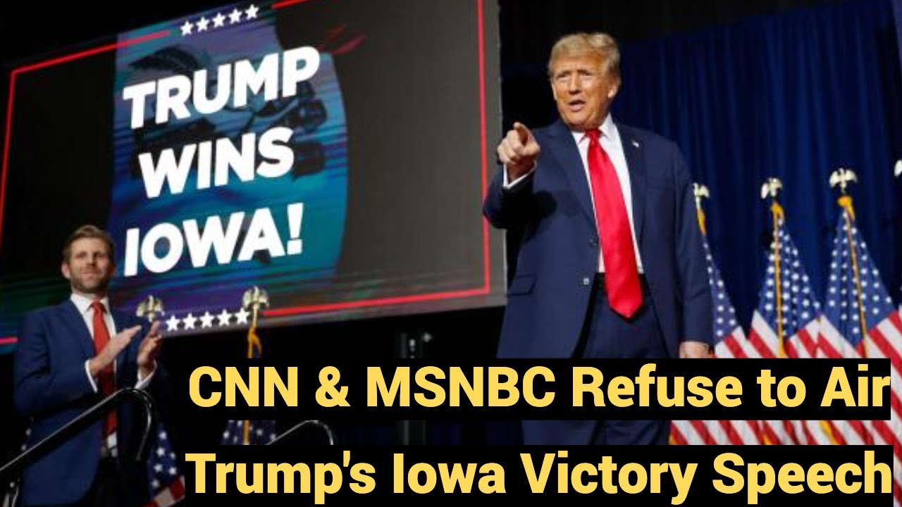 Live #668 - CNN & MSNBC Refuse to Air Trump's Iowa Victory Speech - YouTube