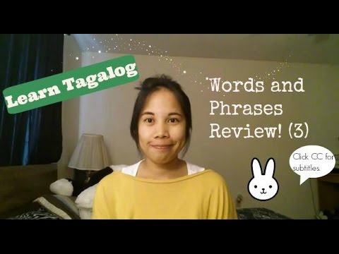 Learn Tagalog: Tagalog Words Review! (3) - YouTube