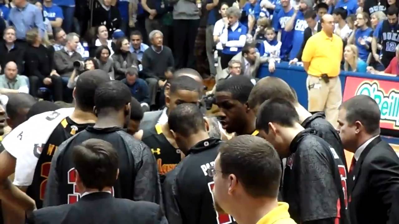 Cry Gary Cry Duke Maryland Coach Williams timeout - YouTube