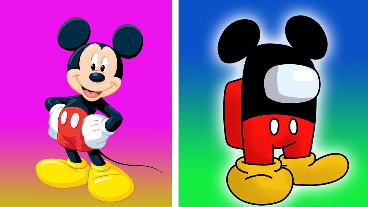 Mickey Mouse Clubhouse Transform As Among Us Version - YouTube