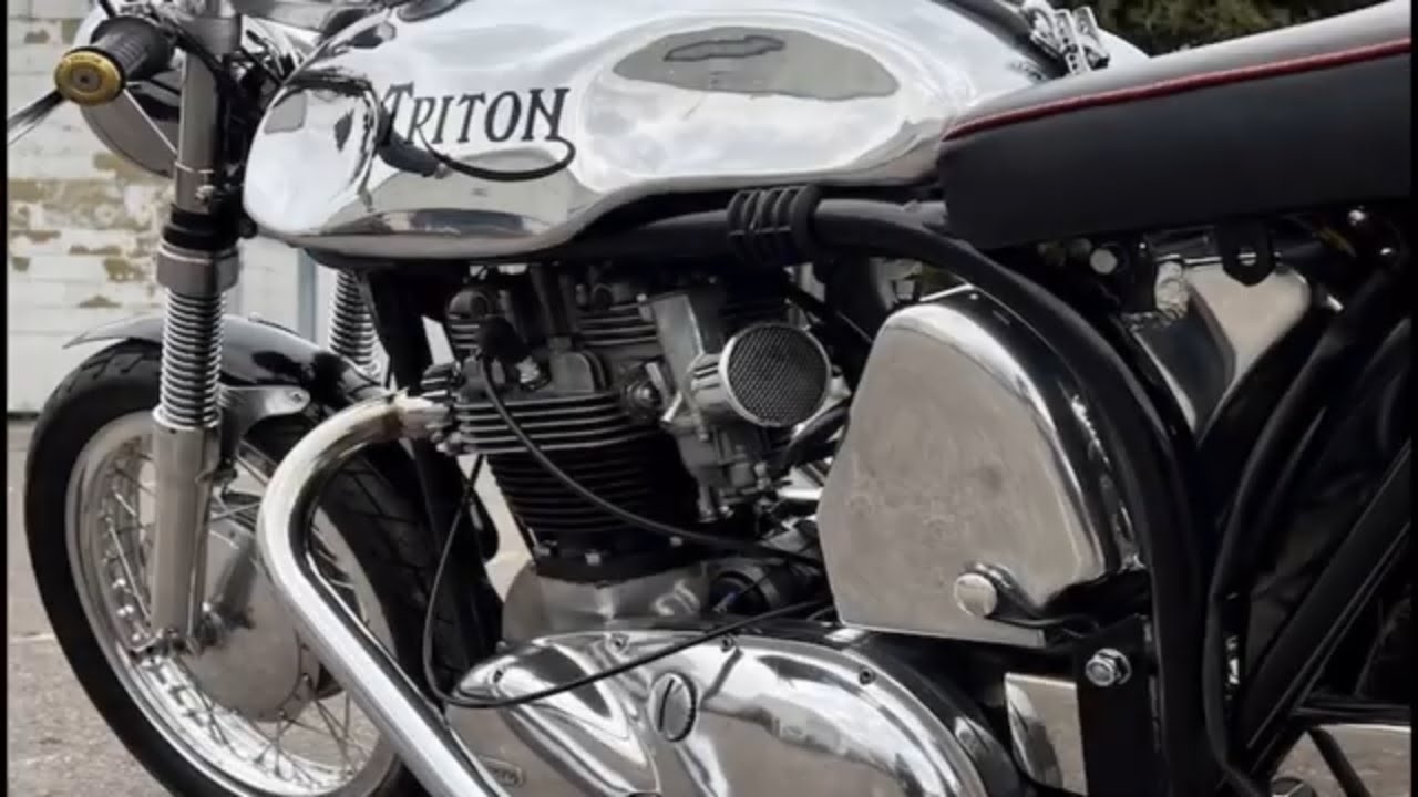Triton A Classic British Icon Motorcycle From A By Gone Age - YouTube