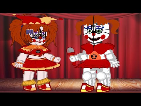 circus baby met her redesigned (FNAF) - YouTube