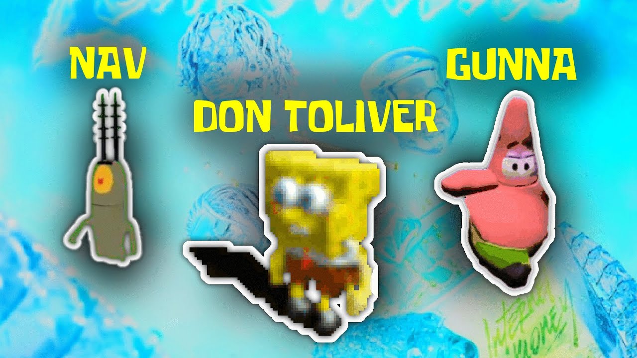 Spongebob Characters rap "Lemonade" By Internet Money (Don Toliver ...
