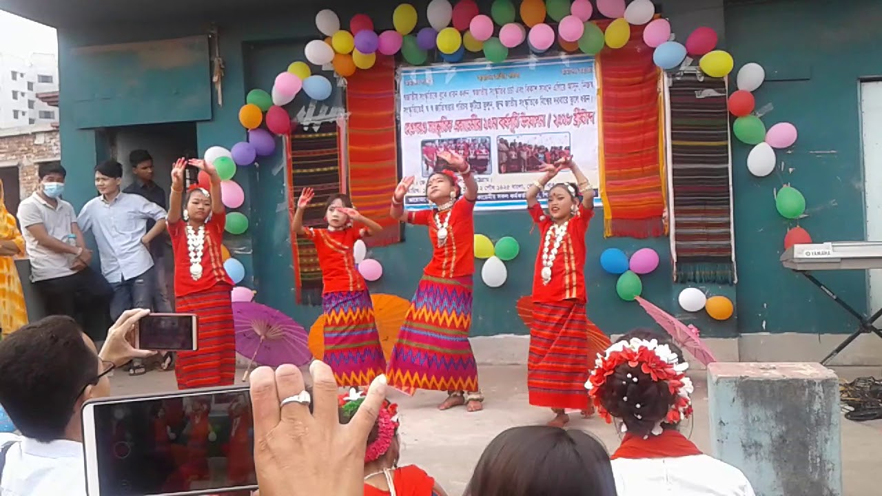 Marma dance 16/12/2018 (Performance by Ospora,Jumjumi,Shika,Purnika ...