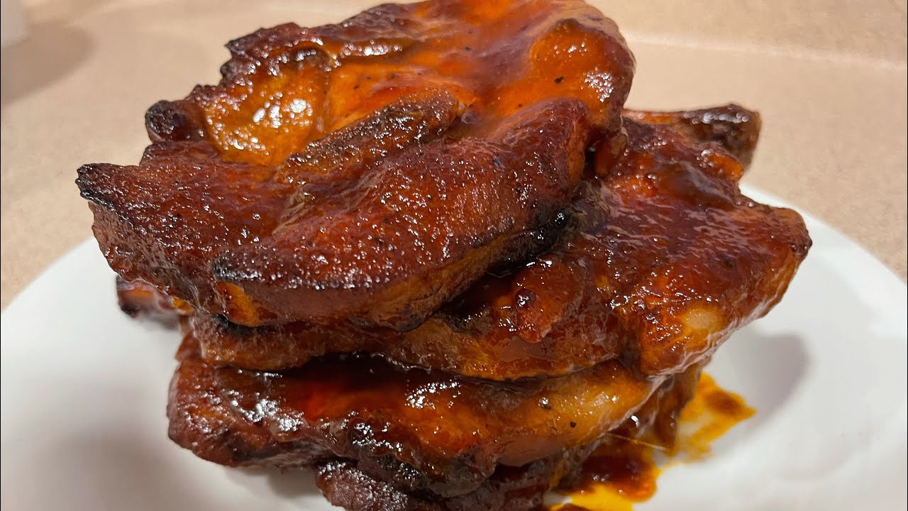 Apple Crown and Coke Pork Chops - YouTube