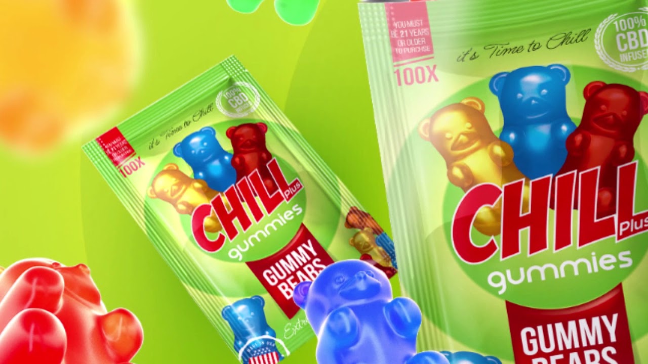Chill Plus CBD Infused Gummy Bear Gummies - Simply Delicious!! - YouTube