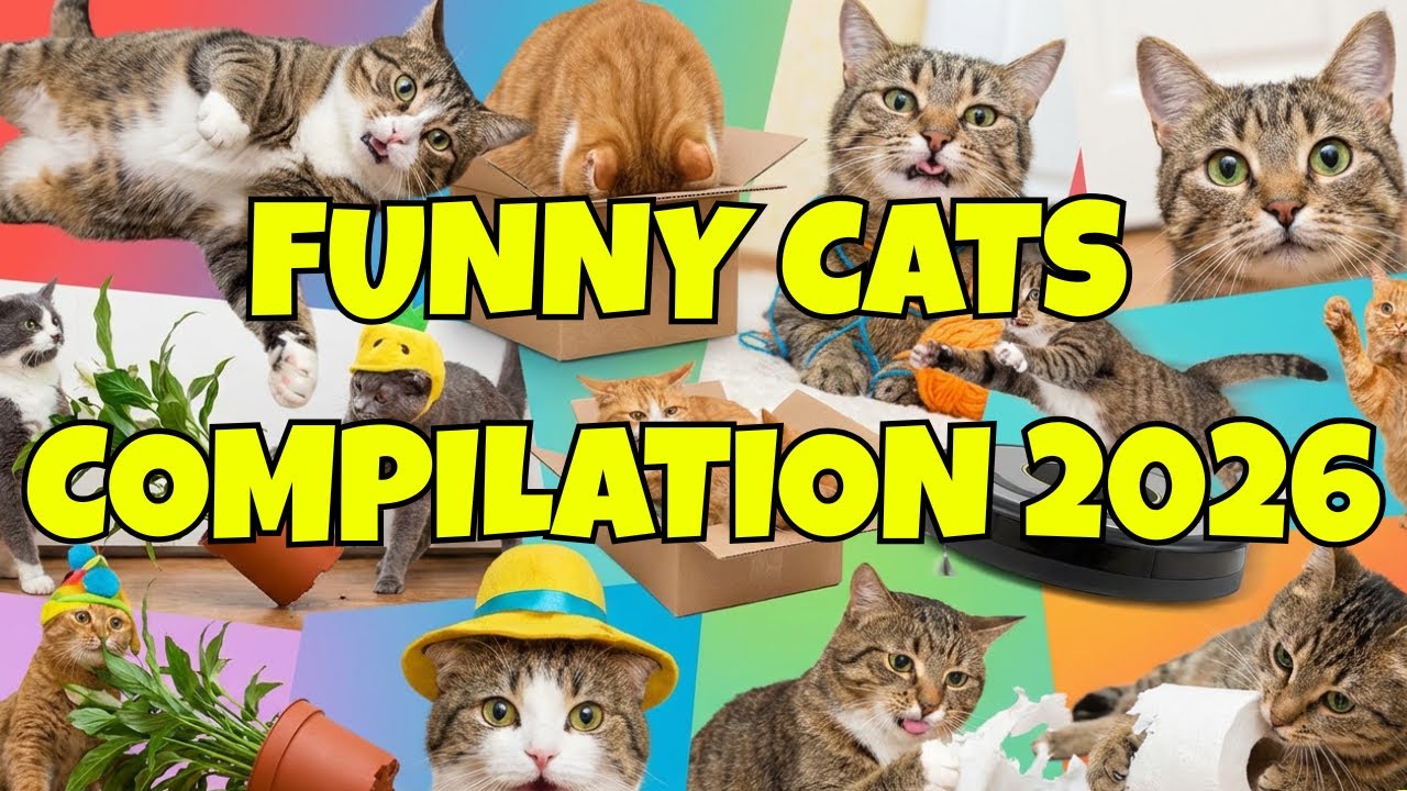 JANUARY BEST CATS COMPILATION FUNNY MOMENTS 2026 - YouTube