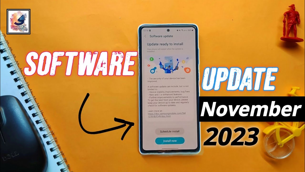 Samsung Galaxy S20FE 5g November Software Update 2023 - YouTube