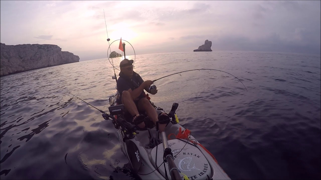 Peche en Kayak 06 09 18 Alain P - YouTube