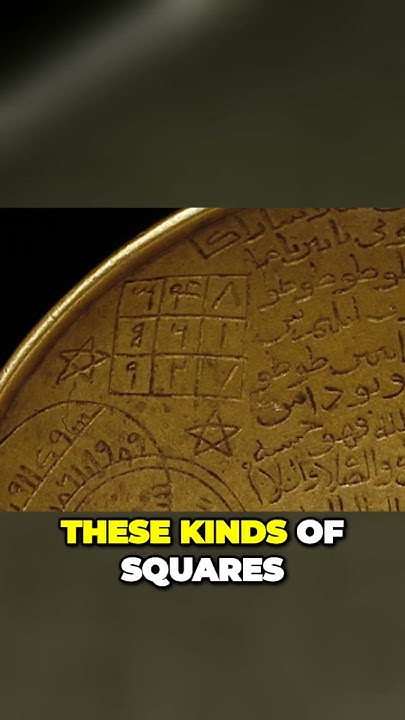 Magic Squares in Islamicate Occult Sciences - YouTube