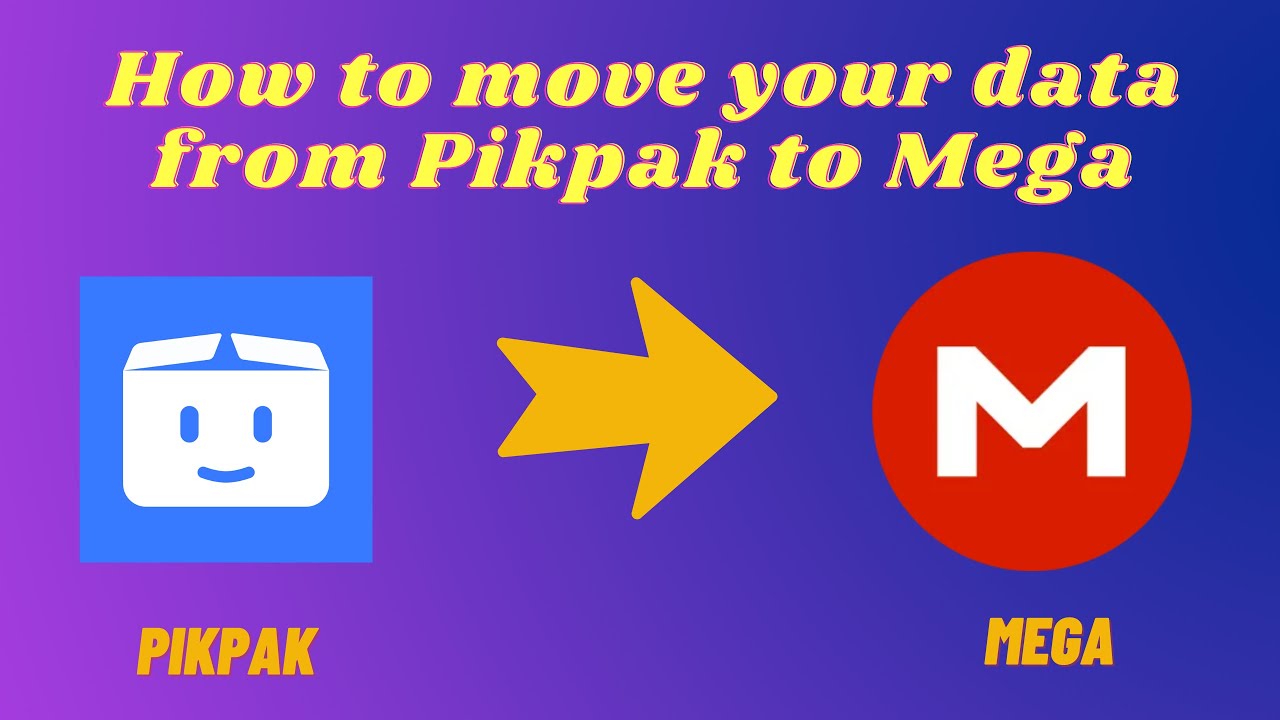 How to move your data from Pikpak to Mega ? - YouTube