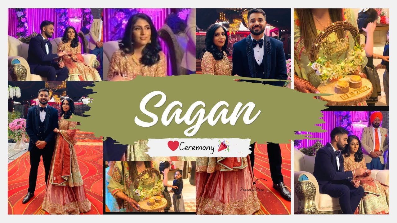 ਸ਼ਗਨ ਦੀ ਰਸਮ || Sagan Ceremony || Roop weds Chetan || Randhawa family ...