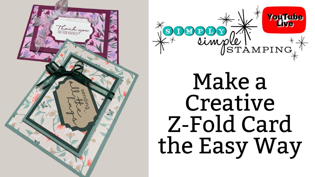 🔴 Do You Know How To Make a Creative Z Fold Card the Easy Way! - YouTube