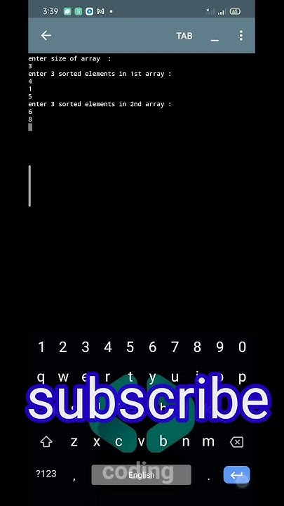find median of two sorted arrays of same size | median of two arrays #median #programming # ...
