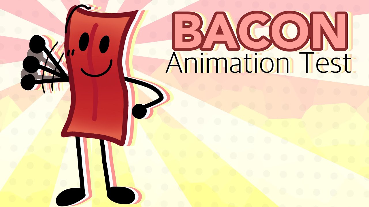 Bacon Waving (Animation Test) - YouTube