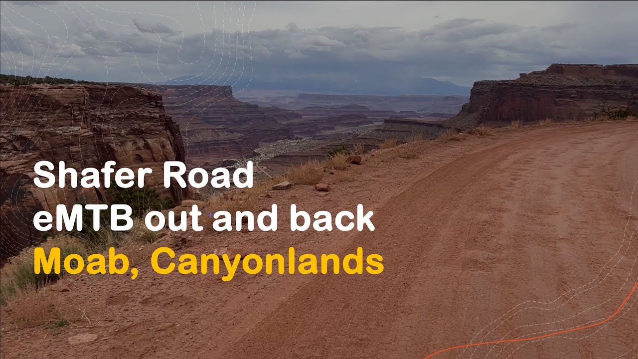 Shafer Road | Canyonlands Park Moab | eMTB on unreal cliffside ...
