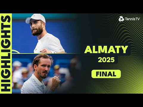 Daniil Medvedev vs Corentin Moutet For The Title! I Almaty 2025 Final Highlights
