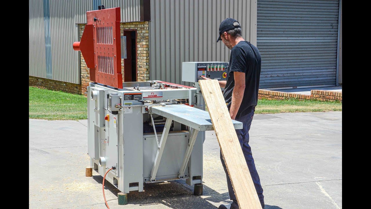 Testing the CKM Compact 4 sided planer | Wood Work Machines - YouTube