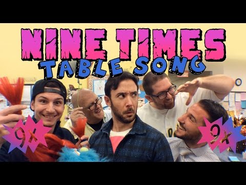 Nine Times Table Song (90's Song Mashup)