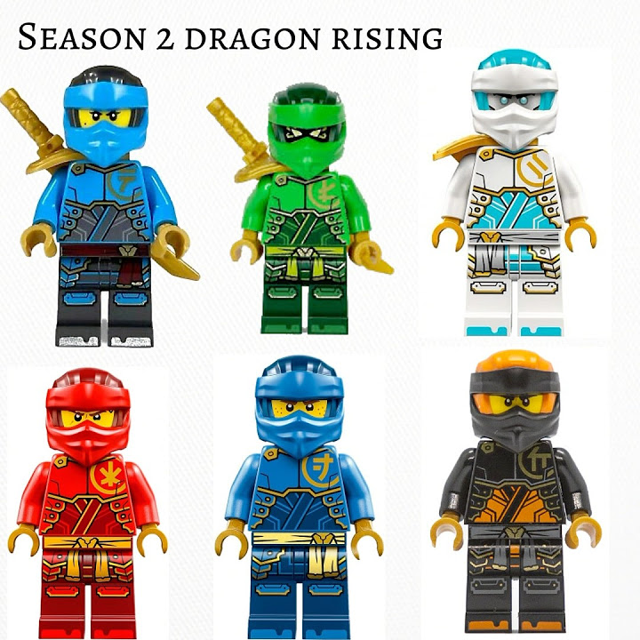 Evolution of ninjago minifigures part 3 - YouTube