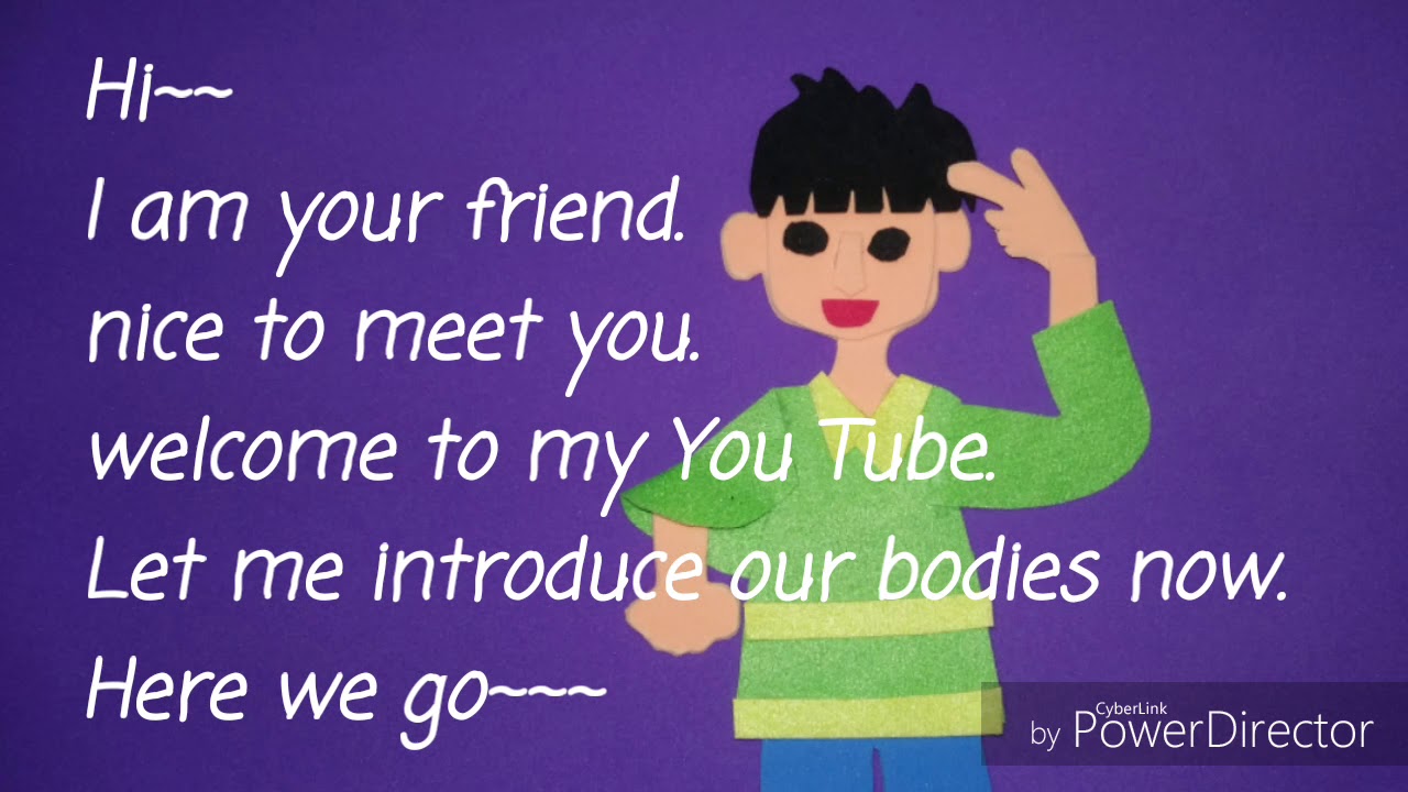 Basic English ( face introduction ) / 기초 영어 ( 얼굴 소개) - YouTube