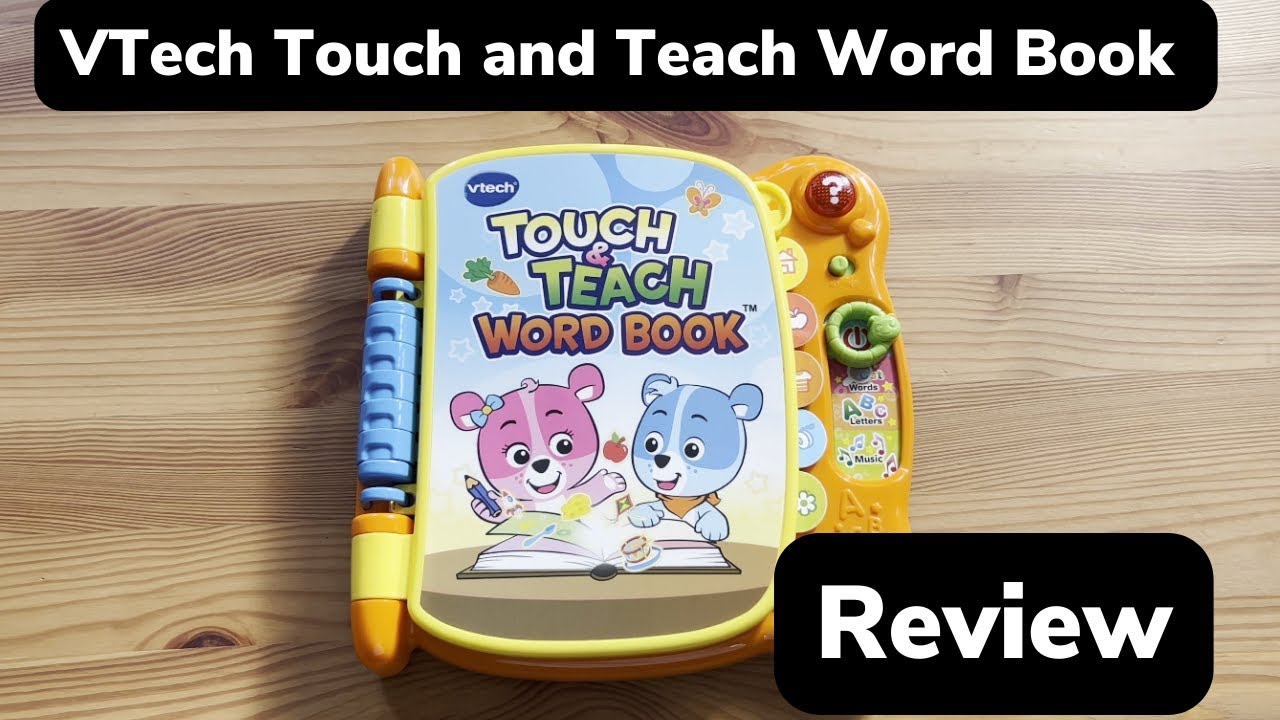 VTech Touch and Teach Word Book review - YouTube