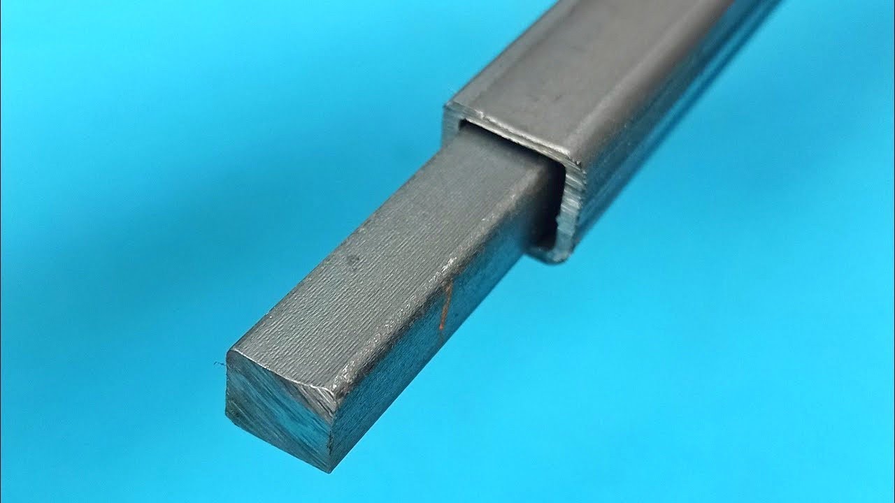 Simple homemade from a square and a profile pipe - YouTube