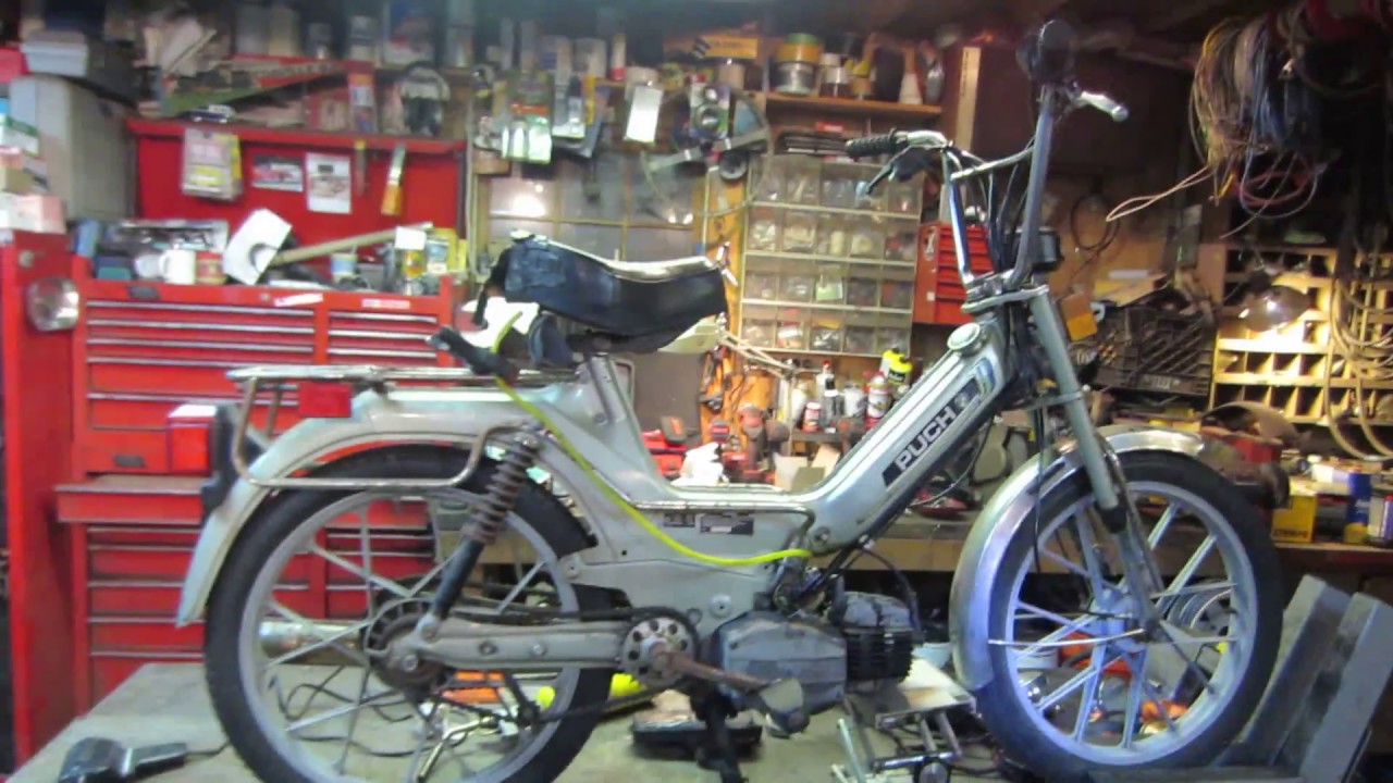 puch moped repairs part B - YouTube