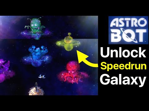 Astro Bot: Unlock Speedrun Galaxy (Stellar Speedway, Building Speed) - YouTube