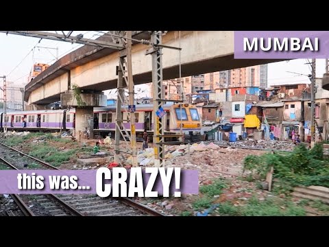 İNANILMAZ Mumbai Gecekondu Mahallelerinde Yerel Tren Yolculuğu!