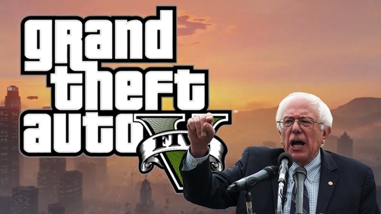 Bernie Sanders Plays: Grand Theft Auto V (Feat. Donald Trump) - YouTube