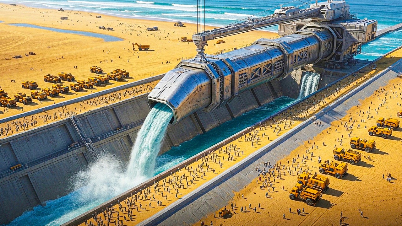 How Egypt Split the Sahara Desert to Build a Massive Artificial River ...