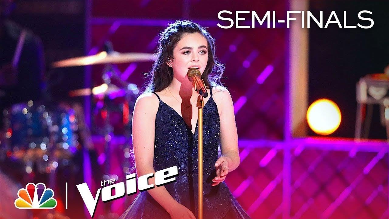 Chevel Shepherd Performs a Stunning "Blue" Cover - The Voice Live Semi ...
