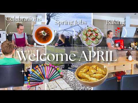 Hello APRIL🌼| inTHEmiddle of Crowd pleaser Recipes | Finishing the Chicken Coop | Simple Life in SVK
