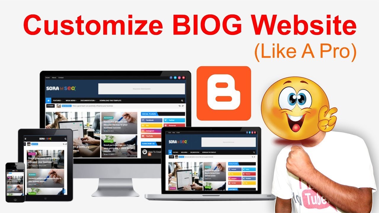 How to Customize Blogger Template (Like a Pro Website) 2022 Latest ...