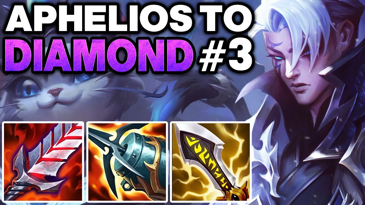 How to Climb as 90% Winrate Aphelios - Aphelios Unranked to Diamond #3 ...