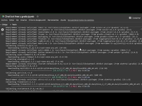 Adiós GPT|Crea tu propia app de chat bot free y gratis desde Google-Colab usando Hug-Chat y ...